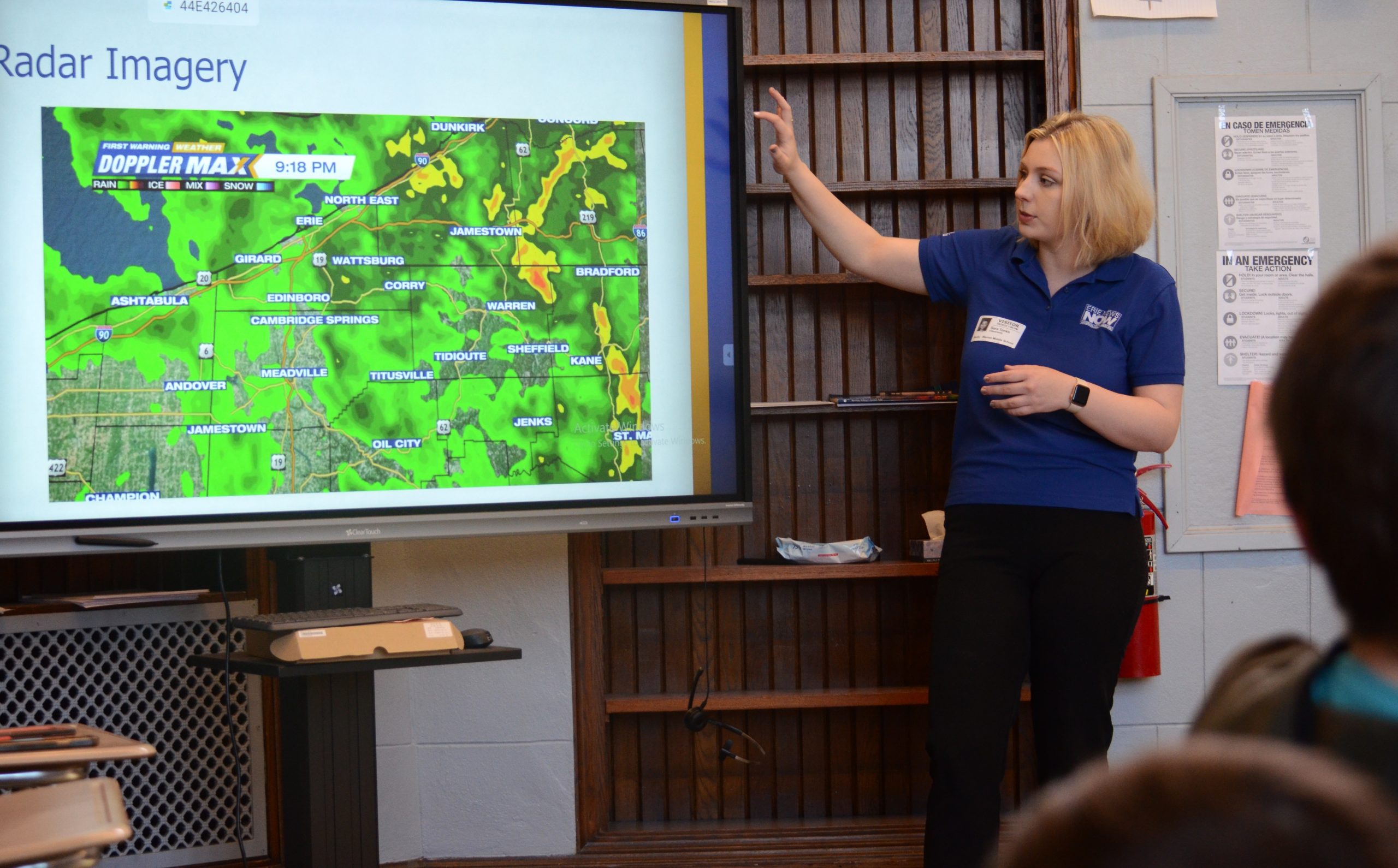 Breaking the ice: Erie meteorologist talks weather with students | News ...